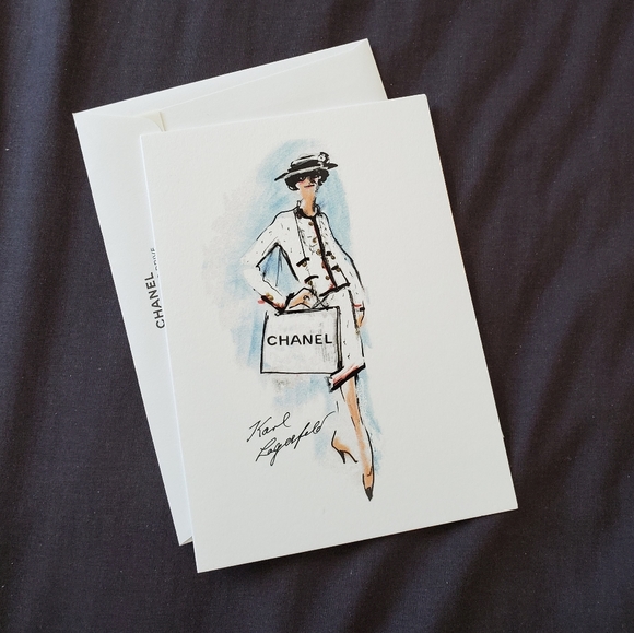 CHANEL | Accessories | Brand New Authentic Chanel Greeting Card | Poshmark